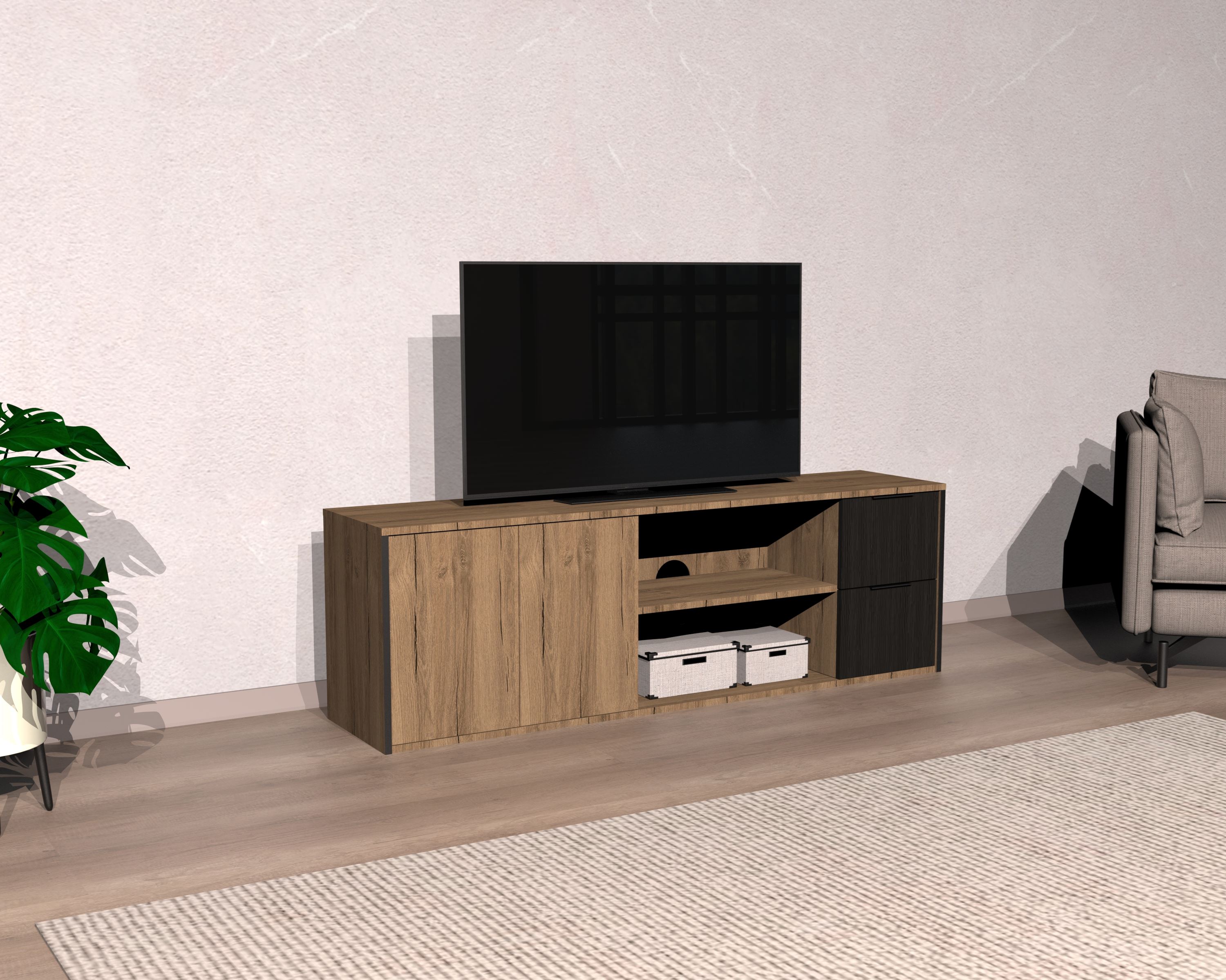 MIRA ECO LONG TV UNIT - PB