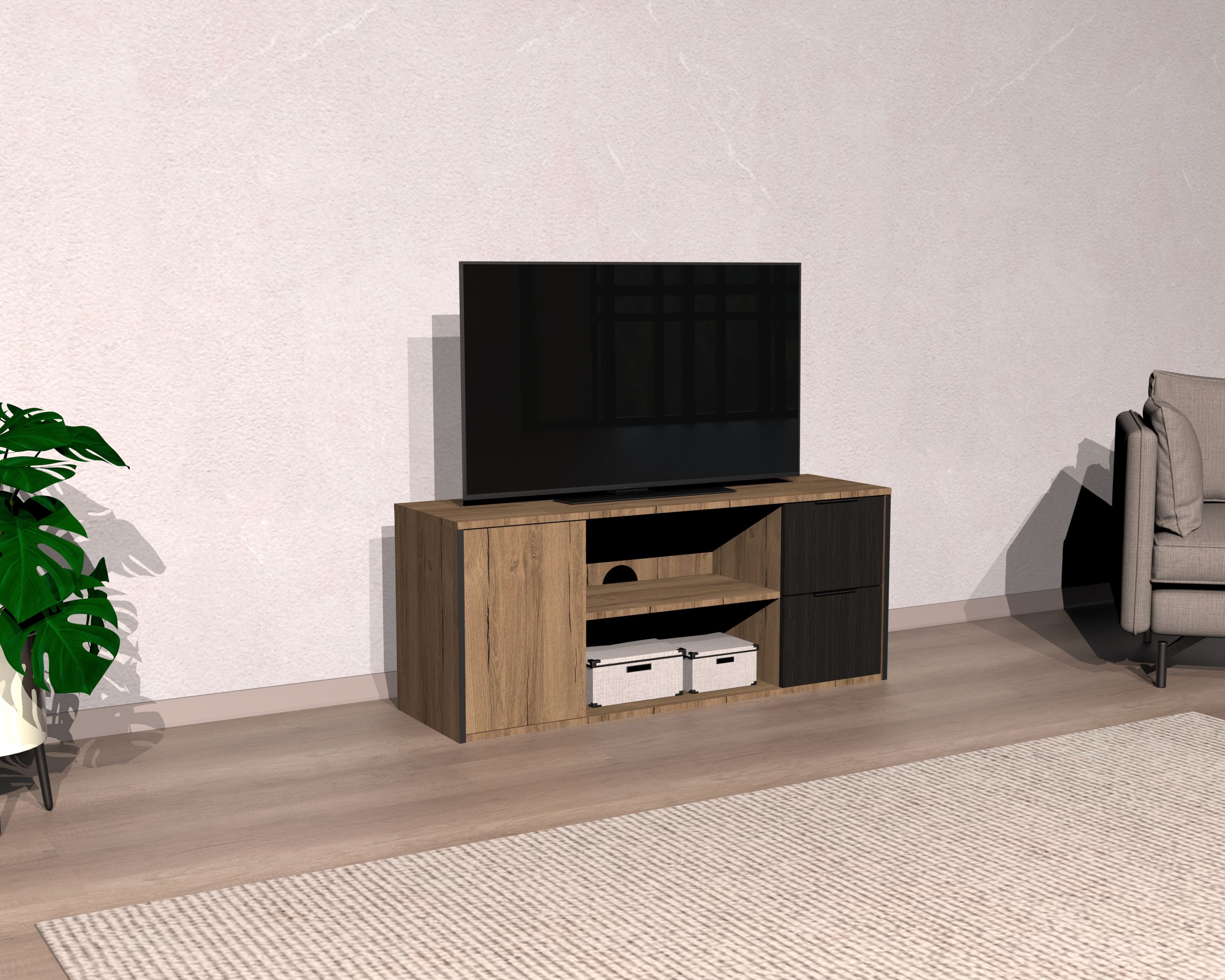 MIRA ECO SHORT TV UNIT - PB